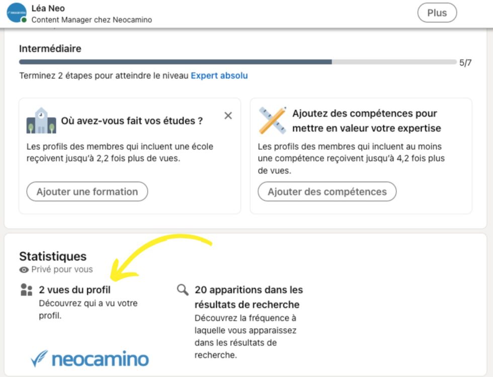 Comment voir qui a consulté mon profil LinkedIn ? - Neocamino